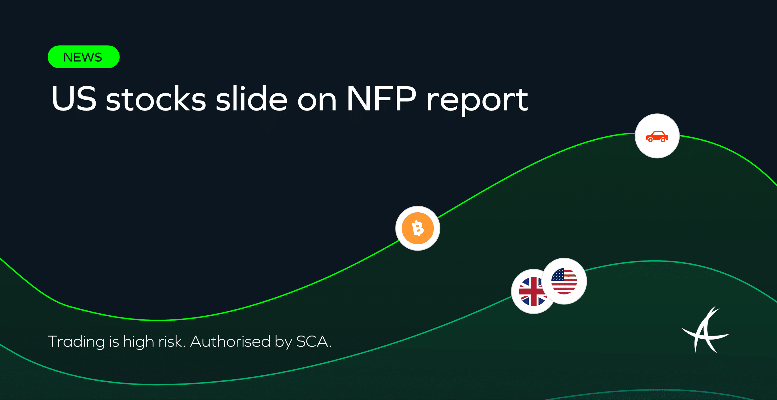 US stocks slide on NFP report - ADSS